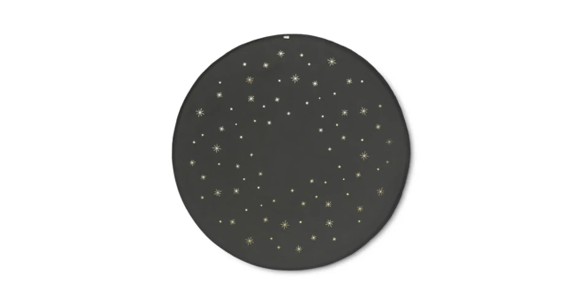 Star Christmas Tree Blanket - rund julgransmatta från Ferm Living