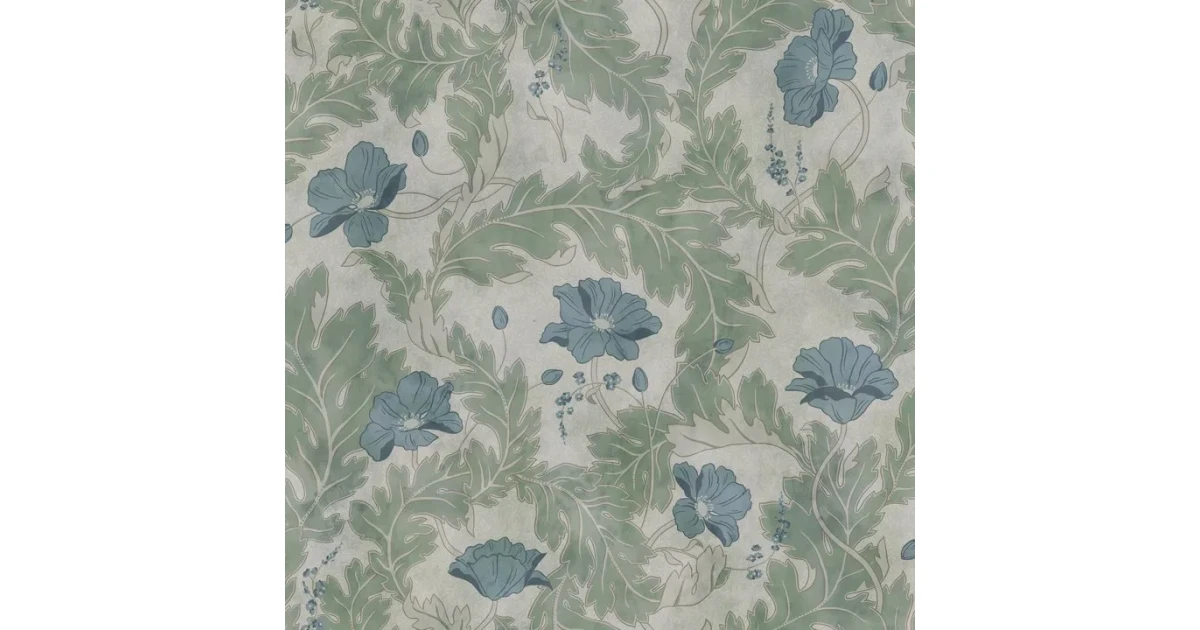 Poppy - kukallinen mural tapetti Sandbergilta