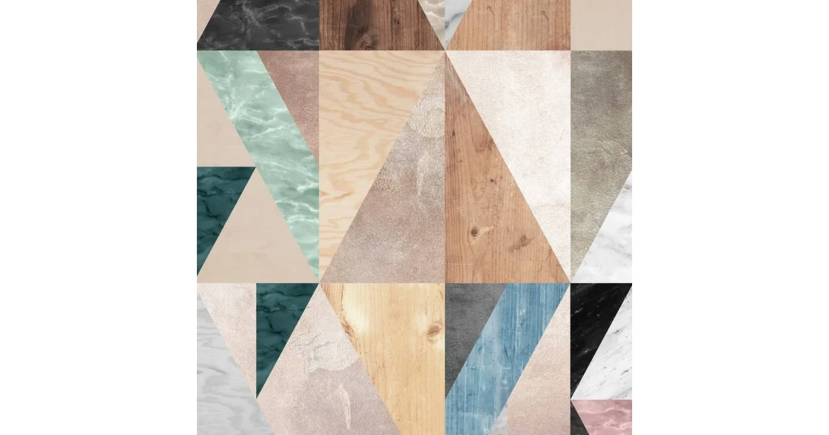 Marble Mix Mural tapetti - Boråstapeterin rohkea geometria