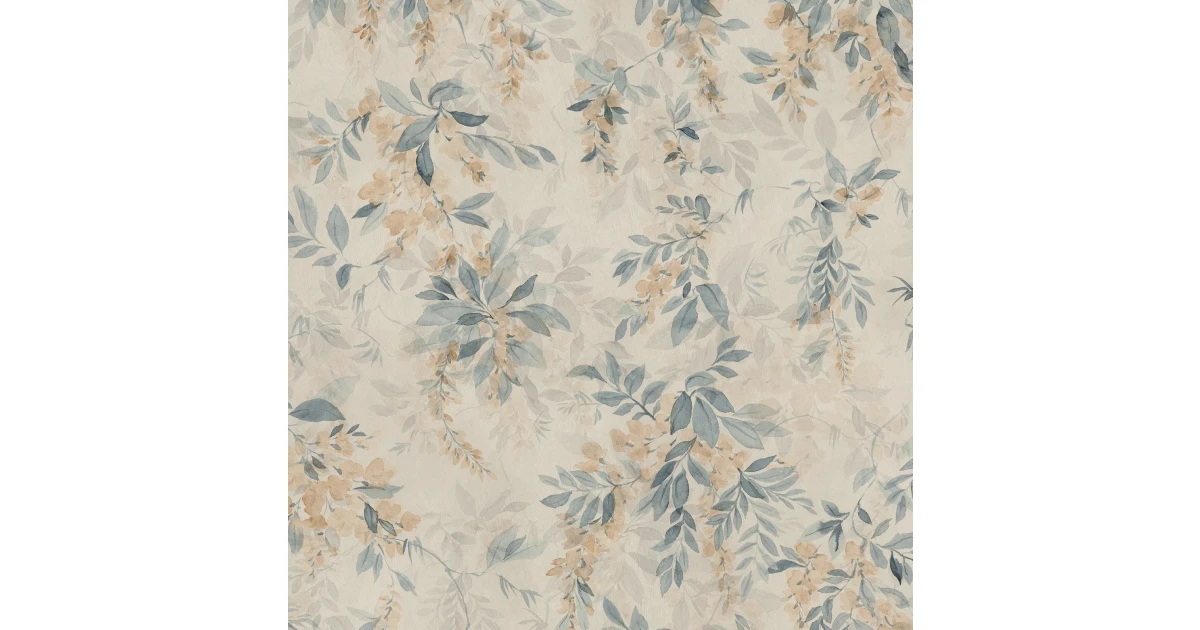 Lovisa Mural-tapetti – Sandbergin romanttinen sinisadekuvio