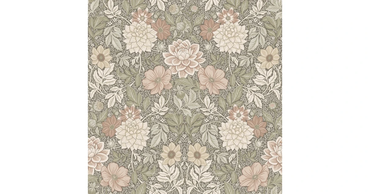 Dahlia Garden Grand Wallpaper | Boråstapeter